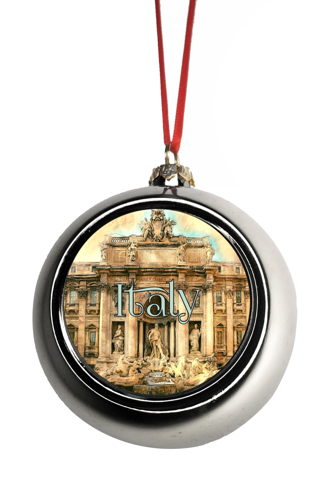 Rome Ornament - Rome Italy Christmas Ornament Trevi Fountain Ornament ...