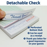 [500] Gorilla Supply Guest Check Book 3.4" x 6.73" Server Notepads ...