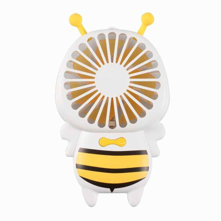 pitrice Bee Shape Mini Portable Handheld Fan Outdoor Office Cooling USB ...