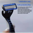 Mens Razor Blade Shaving Set With 24 6 Layer Steel Blades Comfort ...
