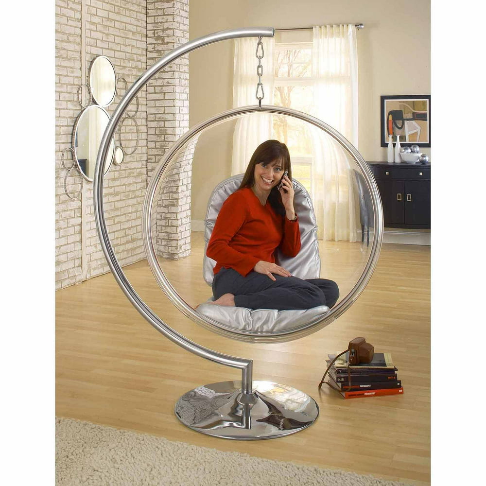 Modway Ring Lounge Acrylic Chair with Steel Rim, Multiple Colors ...