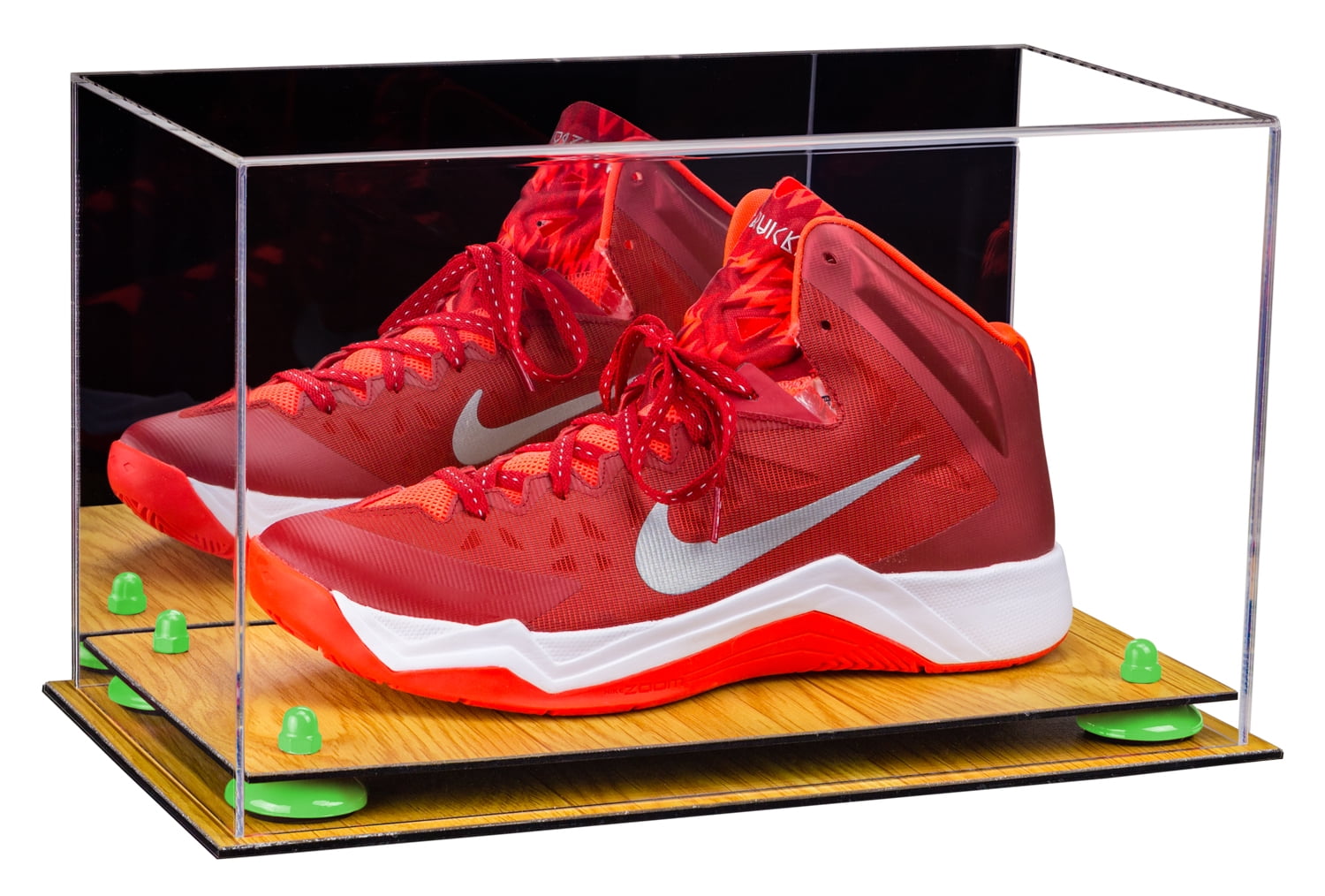 Deluxe Acrylic Large Shoe Display Case for Basketball Shoe Soccer Cleat ...