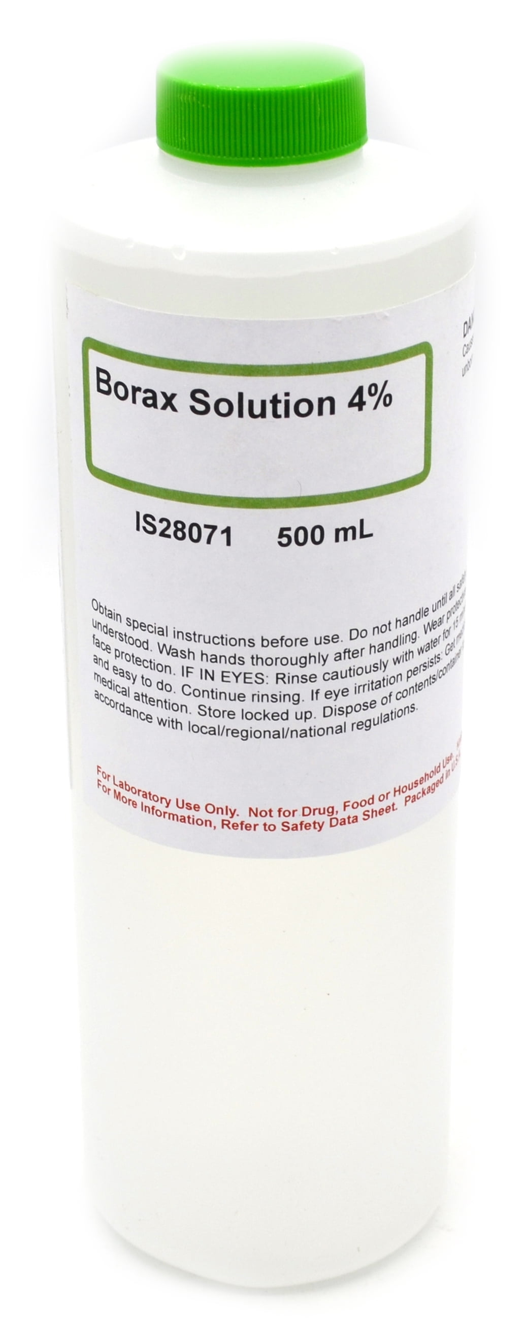 4% Borax Solution, 500ml - Laboratory Grade - Excellent for a pH Buffer ...