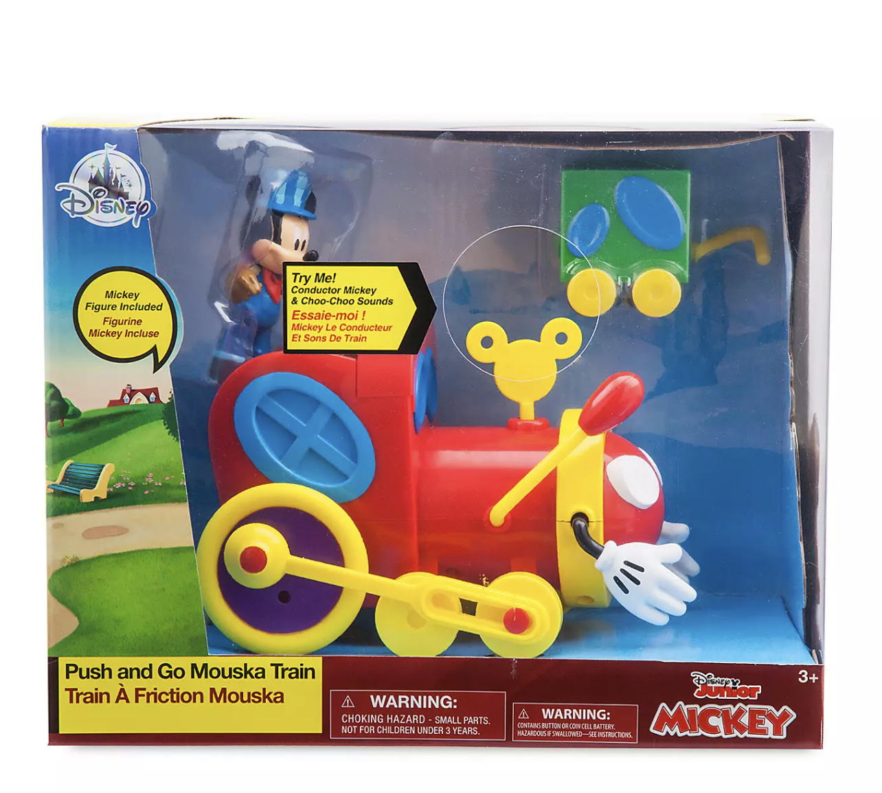 Disney Junior Mickey Push and Go Mouska Train Toy Set with Sound New ...
