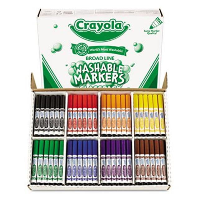 Washable Classpack Markers Broad Point Assorted 200-Pack - Walmart.com