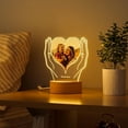 Jierger Acrylic Plaque Personalized Night Light, Custom Photo ...