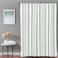 Bathroom Shower Curtain Simplistic Lines Watercolor Art Waterproof ...