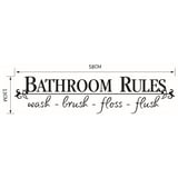 Decalgeek Removable Wall Decals, DIY Bathroom Decor, Vinyl Sticker ...