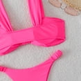 BSDJILFG Two Piece Bikini Sets for Women High Waisted Push Up Halter V ...
