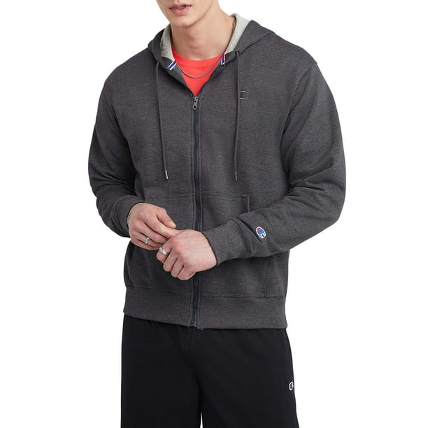 Champion Men's and Big Men's Powerblend Zip-Up Hoodie, Sizes up to 2XL - Walmart.com