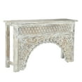Transitional Style Hand Carved Moorish Arch 59 in. Long Distressed ...