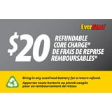 EverStart AUTO MAXX-26RN, 12 Volt, Car Battery, Group Size 26R, 540 CCA ...