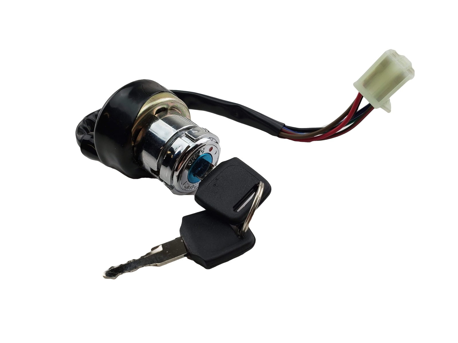 ATV, Go Kart Key Switch Ignition Switch - Chrome (3 position / 6 wire ...