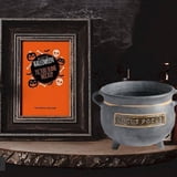 Crowdstar Halloween Witches Cauldron Serving Bowl, Resin, Black, 21 ...