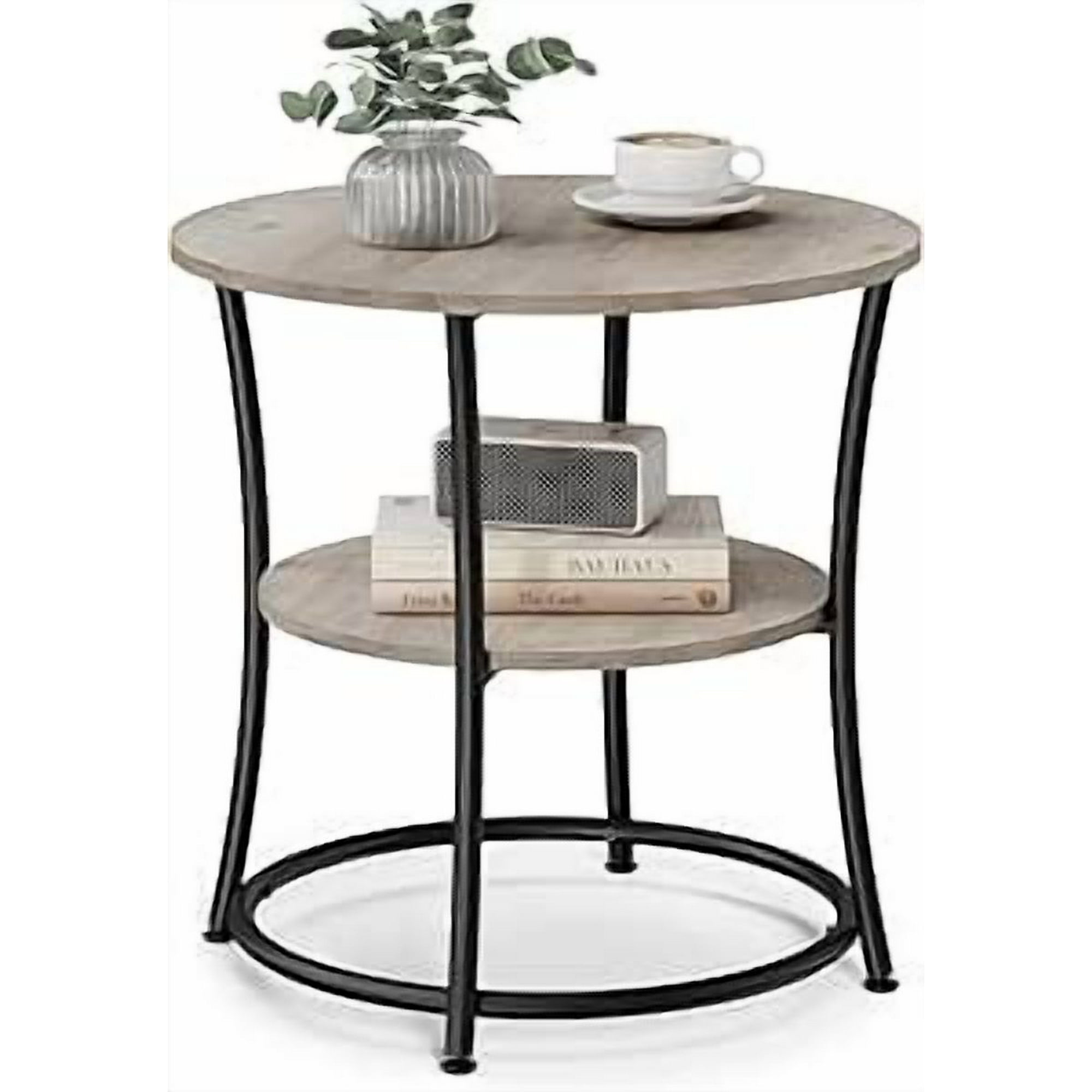 Click here for Vasagle Side Table  Round End Table With 2 Shelves... prices