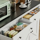 Homfa 55'' Dining Room Furniture, Kitchen Sideboard Buffet Cabinet, 4 ...