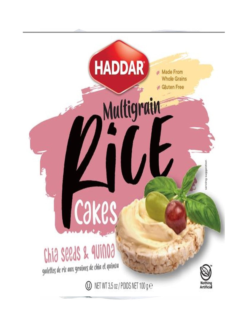 Haddar Multigrain Himalayan Salted Rice cakes, 3.5 oz - Walmart.com