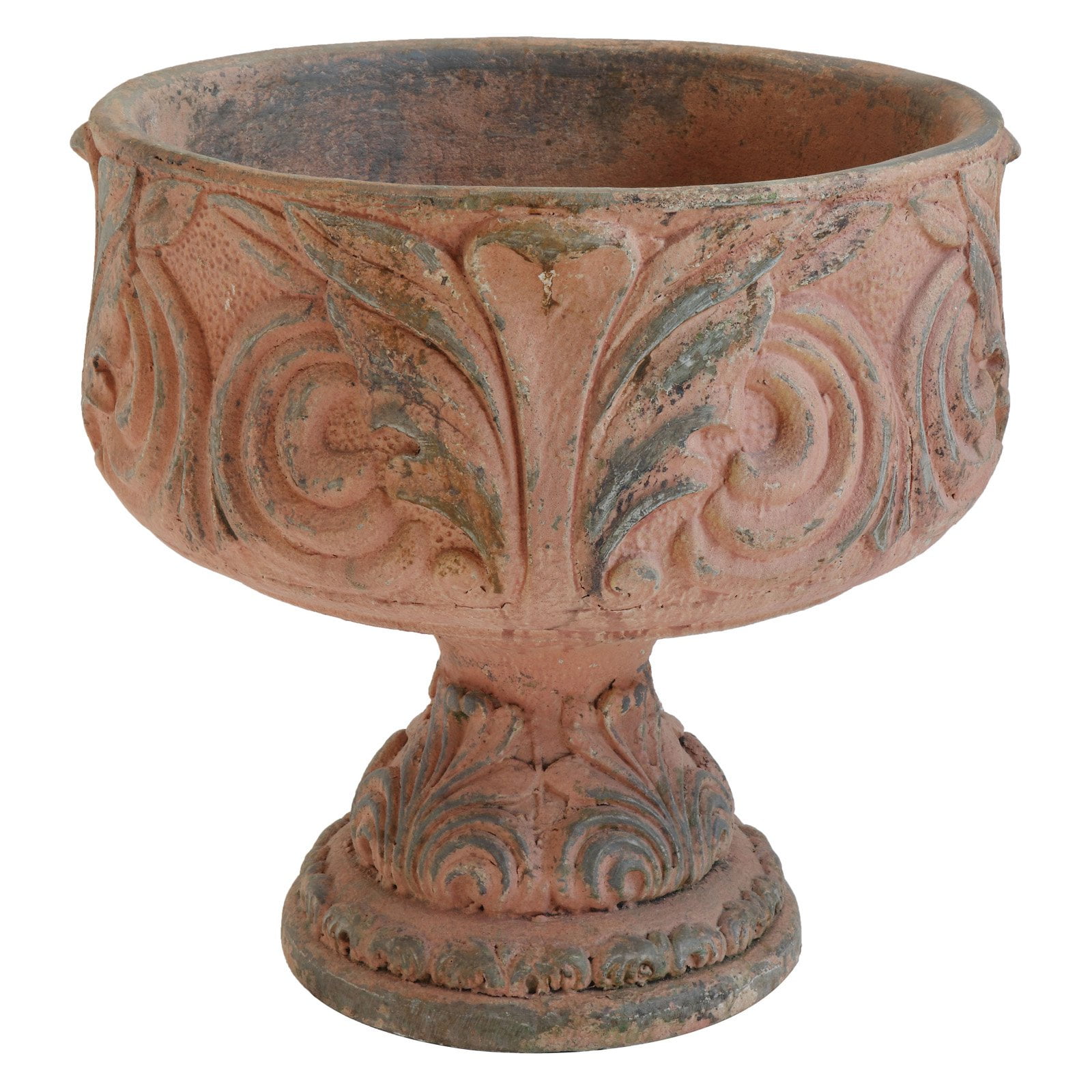 3R Studios Distressed Pink Pot Planter - Walmart.com