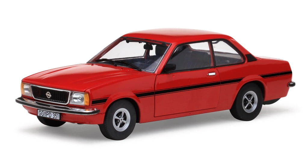 1975 Opel Ascona B SR Cardinal Red 1/18 Diecast Model Car by Sunstar ...