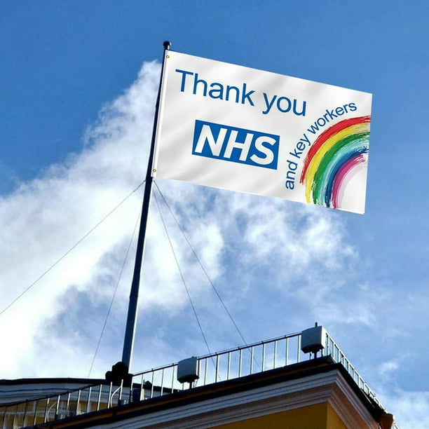 Banner de agradecimiento del NHS, bandera de agradecimiento del NHS ...