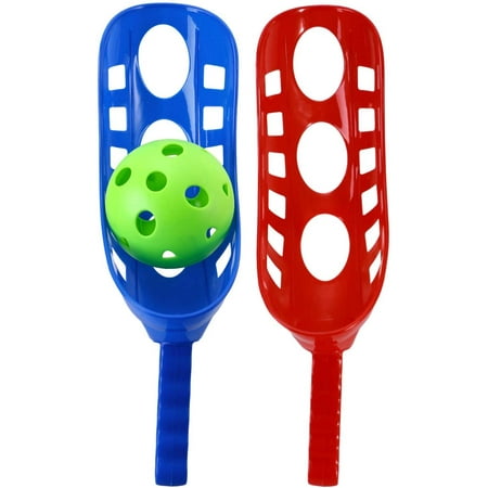 HTCM 1 Set Scoop Ball Game Launch and Catch Balls Game Toy for Kids ...