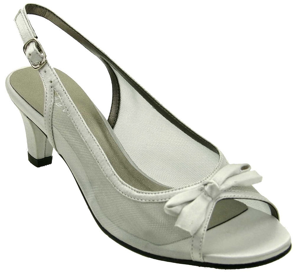 David Tate Women's PROM Silver Fashion Pumps 12 WW - Walmart.com
