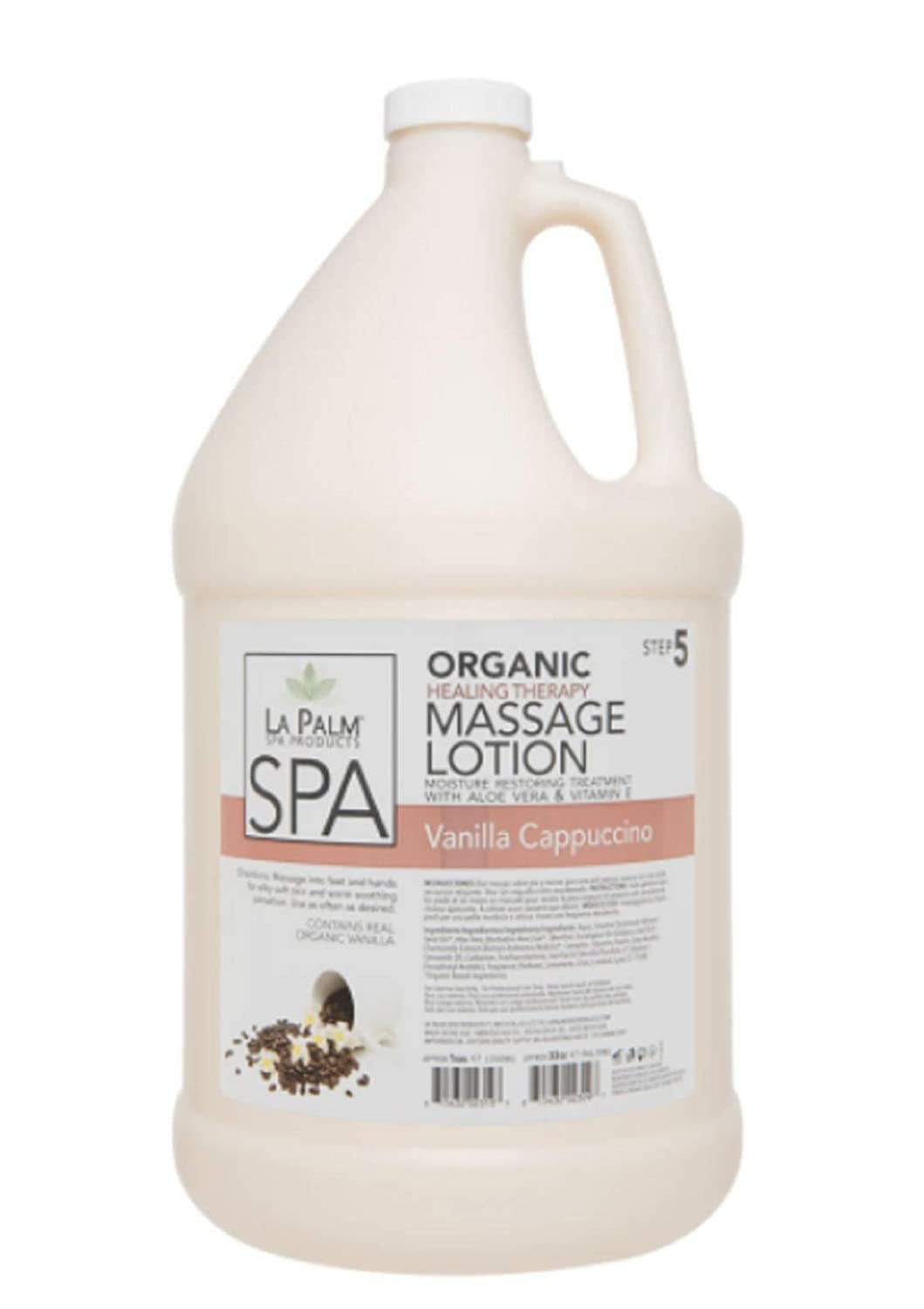 La Palm Spa Organic Healing Massage Lotion Vanilla Cappuccino Moisture ...