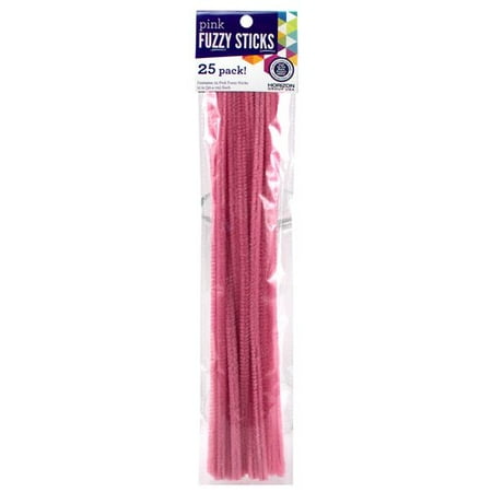 Horizon Group USA Jumbo Pink Fuzzy Stick, 25 Piece - Walmart.com