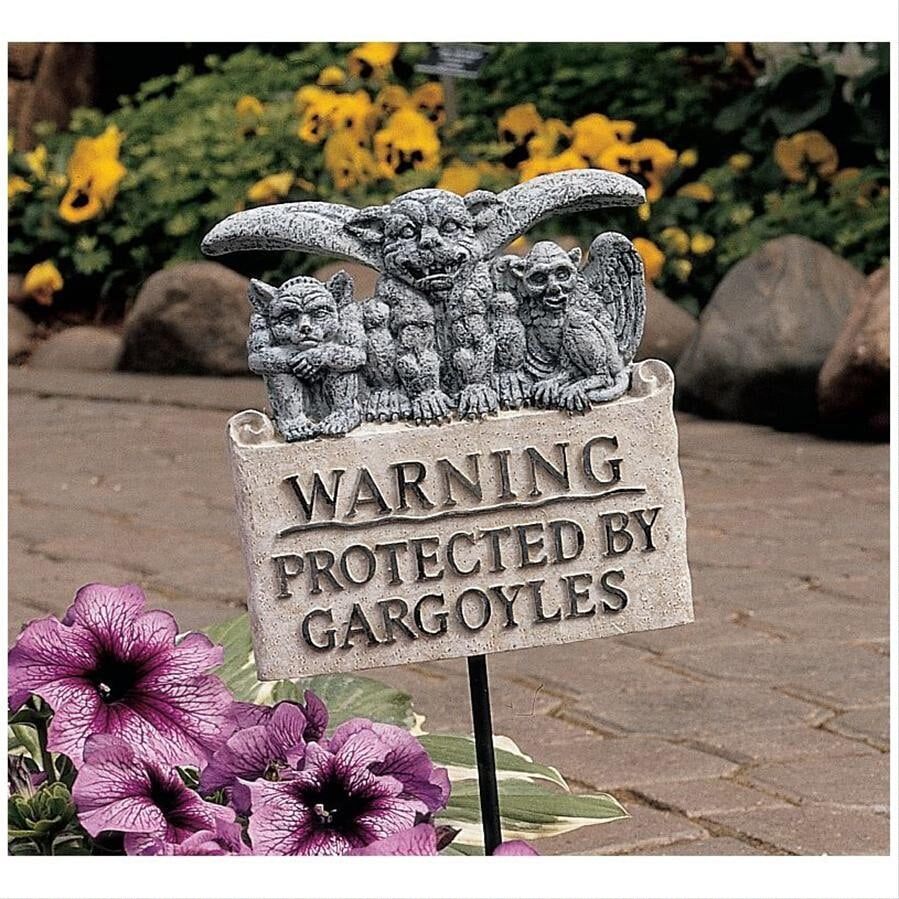 Design Toscano Posted: Beware of Gargoyles Sign - Walmart.com