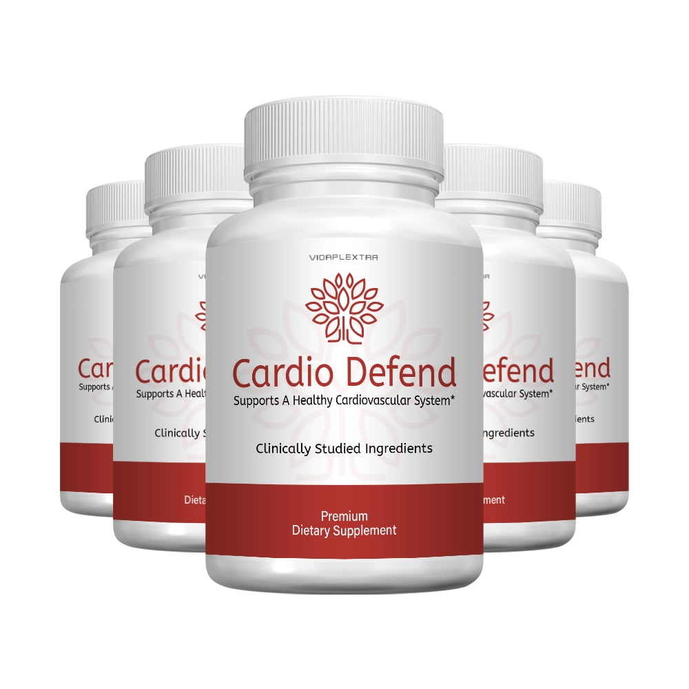 (5 Pack) Cardio Defend - Cardio Defend Blood Support Capsules - Walmart.com
