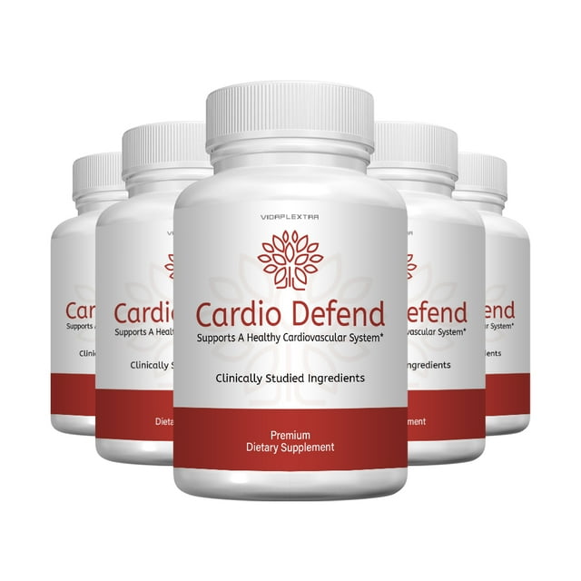 (5 Pack) Cardio Defend - Cardio Defend Blood Support Capsules - Walmart.com