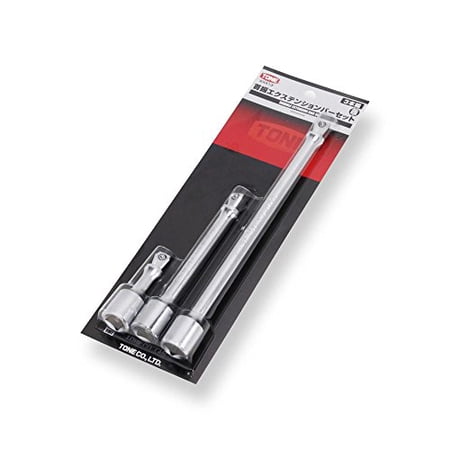 TONE Swing Extension Bar Set EX413 Drive 12.7mm (1/2") Contents 3 ...