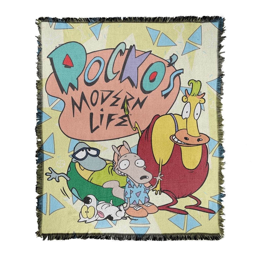 Rocko's Modern Life Blanket, 50"x60" Rocko's Modern Life Logo Group ...