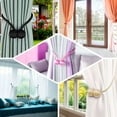 Efavormart 2-Pack Silver Magnetic Curtain Tie Backs, Convenient and ...
