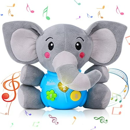 HomeMall Sooth Plush Elephant Baby Toy, Toddlers Educational Musical ...