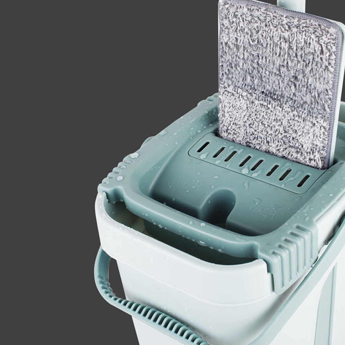 Dry & Wet 360 ° Roatation Automatic Spin Mop Dust Fast Dry Flat Mop ...