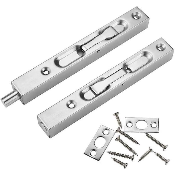 Pieces Concealed Door Latch, 15cm Sliding Door Latches, 304 Stainless ...