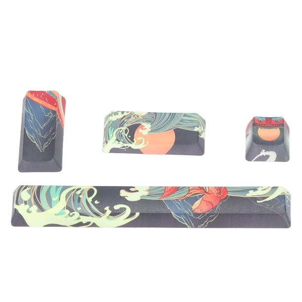 Cool Keycaps, Bright Colors Custom Keycap Decorative Attractive Matte ...