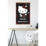 Hello Kitty - Punk Wall Poster with Magnetic Frame, 22.375" x 34 ...