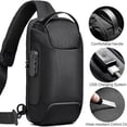 Anti-theft Sling Bag for Men Women, Waterproof Chest Crossbody Bag with ...