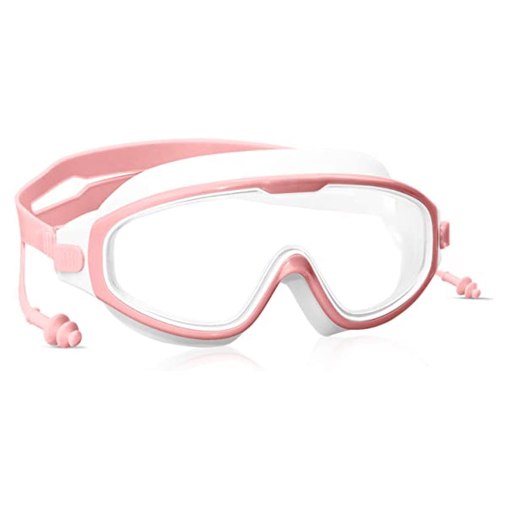 Kids Goggles Kids Swimming，Wide Vision Goggles With Ear Plugs - Walmart.com