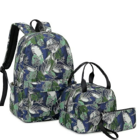 Girls School Backpack Set With Lunch Box Pencil Case, 3 In 1 Bookbag ...