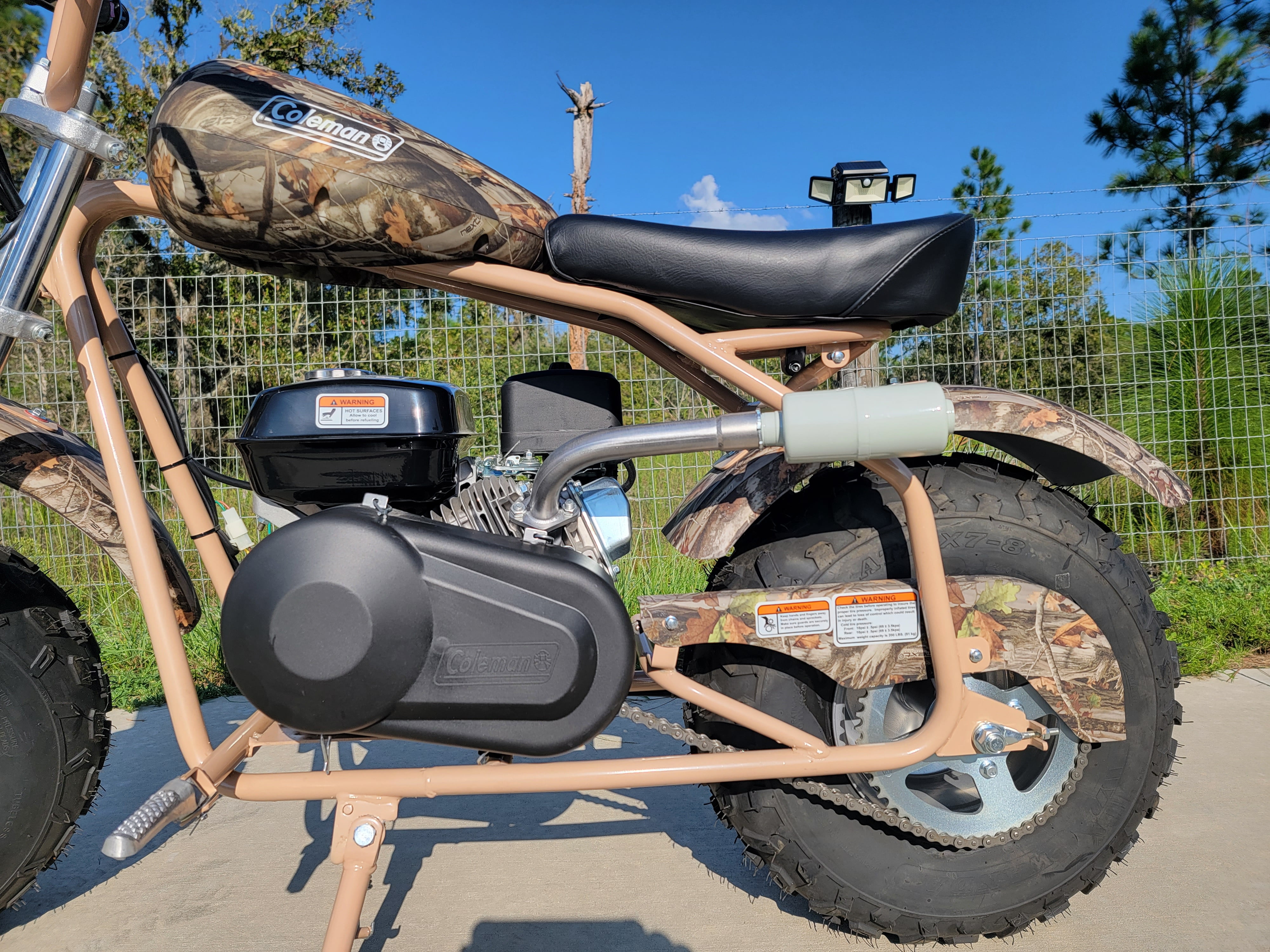 Buy Exhaust With Muffler for: Coleman Powersports CT200U 196cc/6.5HP ...