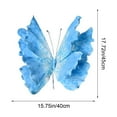 3D Butterfly Decorations for Weddings & Parties, Plastic Mesh Butterfly ...