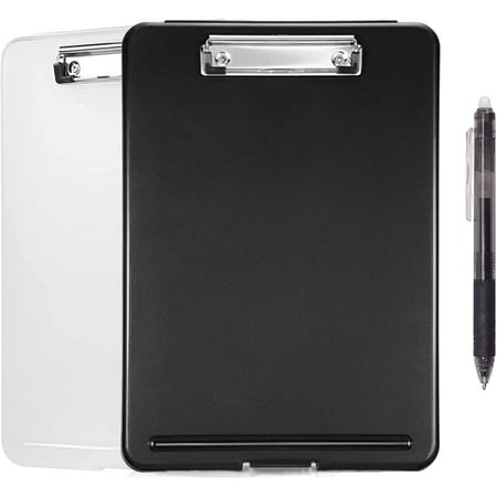 1-Pack Plastic Storage Clipboard, Teachers, Sales, Utility, Jobsite ...
