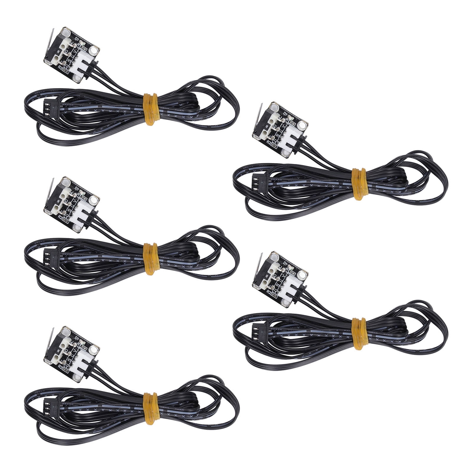 5 Pcs End Stop Limit Switch 3 Pin Flame Retardant 3D Printer Endstop ...