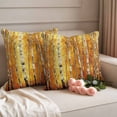 Autumn Branch Tree Outdoor Pillow Covers 18"x18" Set of 2,Waterproof ...