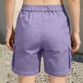 Cagogo Women's Cargo Drawstring Loose Shorts Casual Bermuda Pants Solid ...