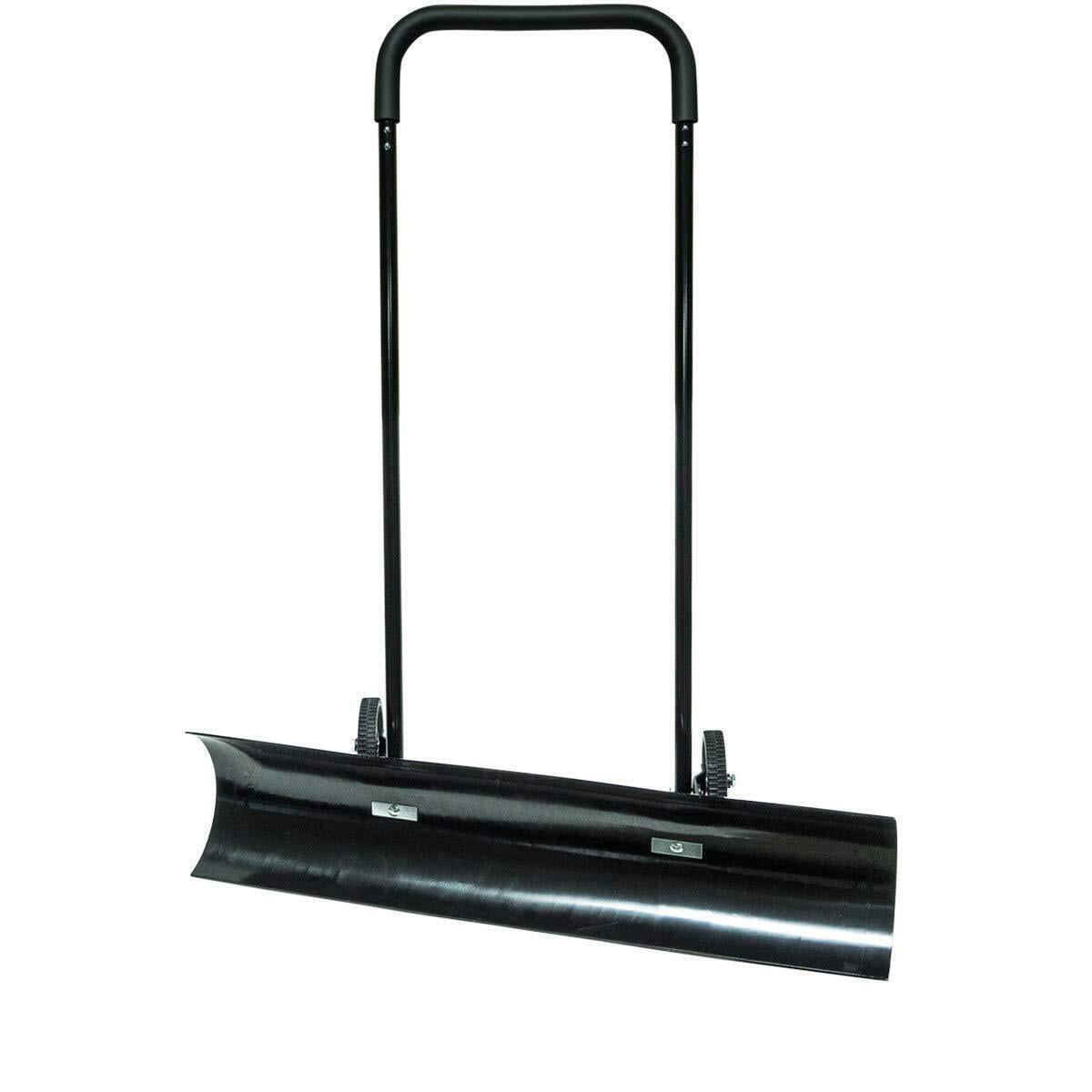36" Wheeled Snow Shovel Pusher Wheels 36 Inch Angled Reversible ABS Plastic - Walmart.com