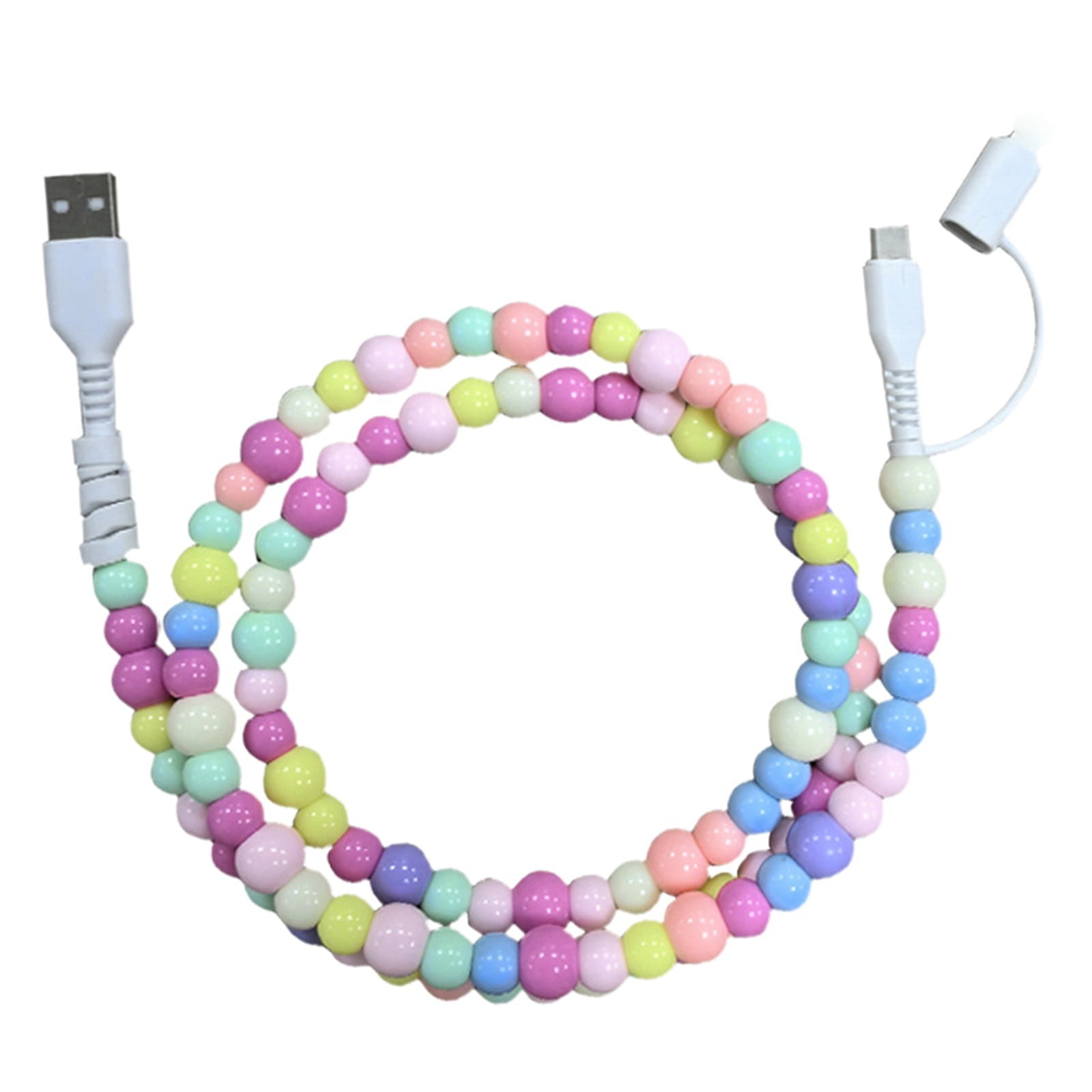 Click here for Glocharm Marketplace Beaded 2 - In - 1 Data Cable... prices